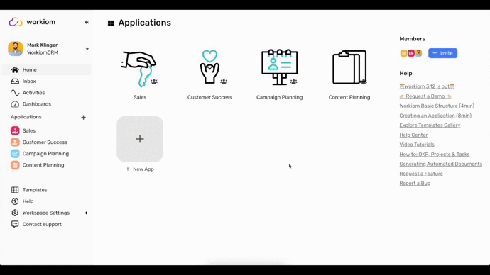 Workiom Help Center | User Types
